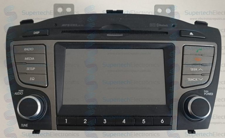 Hyundai ix35 No Sound Stereo Repair (#1520) - Supertech Electronics